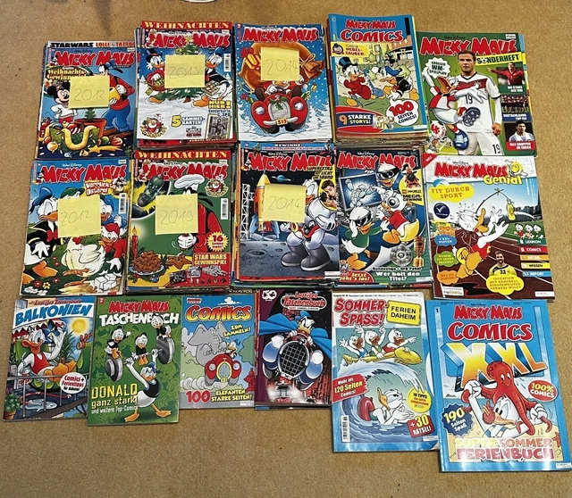 MICKY MAUS MAGAZIN Comics Genial Sonderheft Rewe Sammlung Konvolut EUR ...