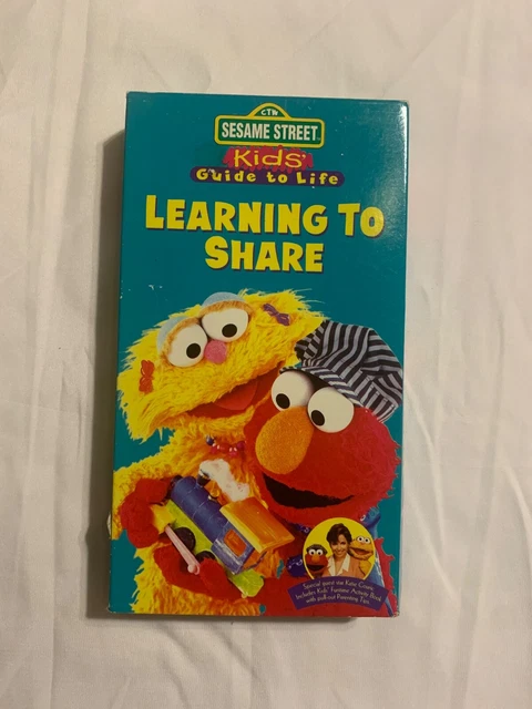 SESAME STREET - Kids Guide to Life: Learning to Share (VHS, 1996) Elmo ...