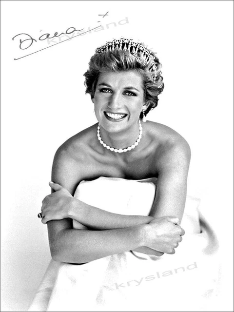 DIANA - PRINCESS Of Wales Autograph Photo Signed Rare Royal Family £8. ...