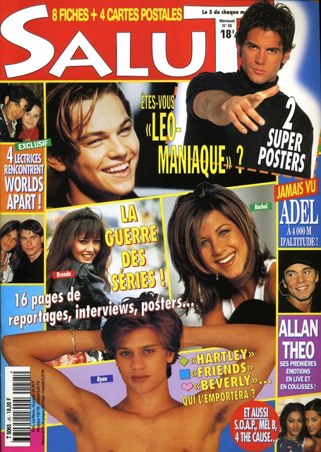 MAGAZINE SALUT N°45,JENNIFER ANISTON, Mel B, 4 THE CAUSE, B*WITCHED, Lara FABIAN EUR 17,00 ...