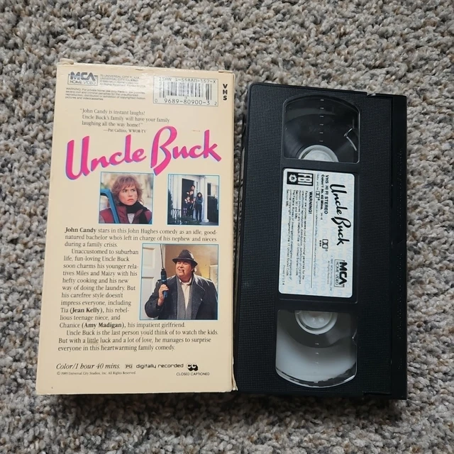 UNCLE BUCK (VHS, 1989) John Candy, Macaulay Culkin Comedy $8.15 ...