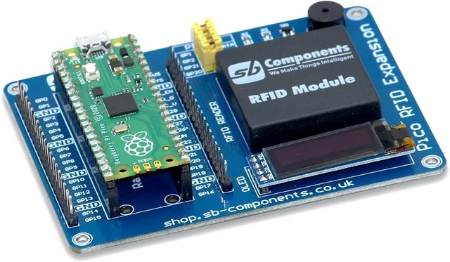 RASPBERRY PI PICO Board with Raspberry Pi Pico RFID Expansion, RPi Pico ...