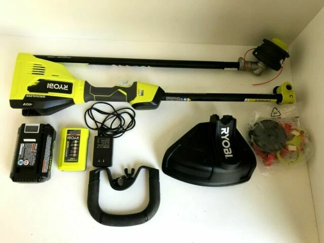RYOBI RY40270 40V Brushless Expand-It Attachment Capable String Trimmer ... RYOBI RY40270 40V Brushless Expand-It Attachment Capable String Trimmer ...