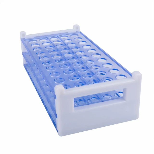 3-LAYER PLASTIC LAB Test Tube Rack Holder Centrifugal Pipe Stand 40/50 ...
