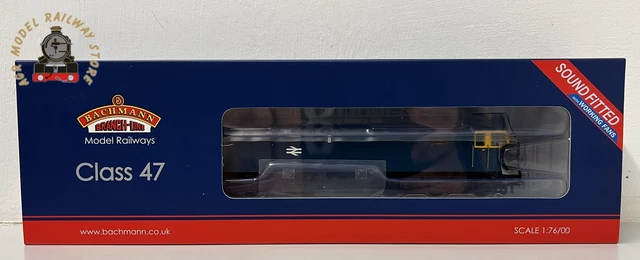 BACHMANN 35-414SFX OO Gauge Class 47/4 47435 BR Blue (Sound Fitted ...