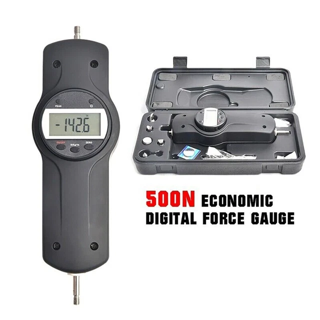 TESTING EQUIPMENT DIGITAL Dynamometer Force Kit 500N/50kg/110Lb Meter ...