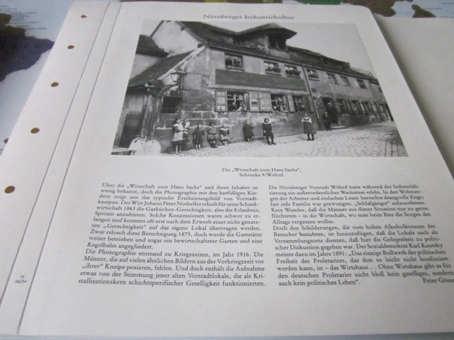 NÜRNBERG ARCHIV 6 Industriekultur 6034 Wirtschaft zum Hans Sachs ...