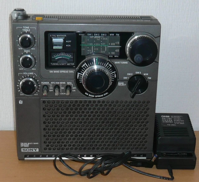 SONY ICF-5900 FM/AM Multi Band Short Wave Radio Receiver Good Condition ...