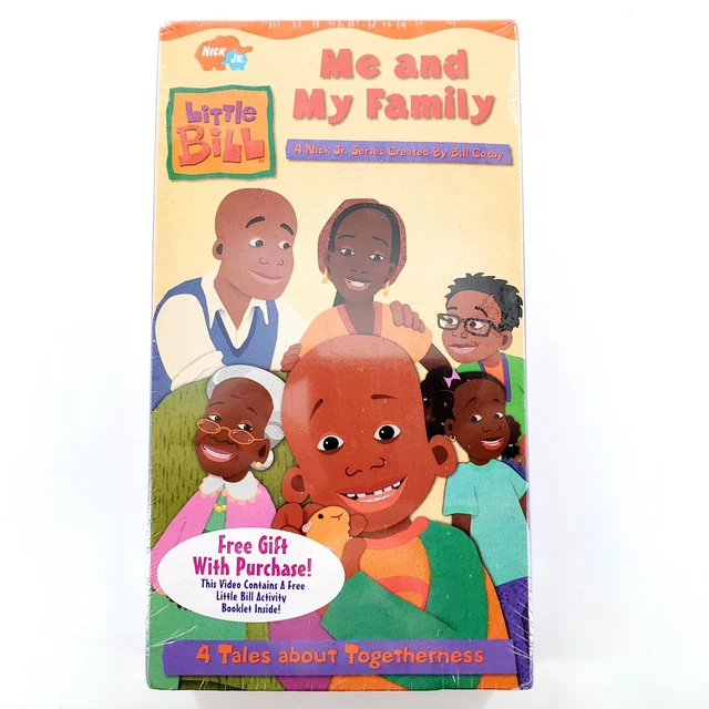 LITTLE BILL - Me and My Family (VHS, 2001) Nick Jr Bill Cosby Orange ...