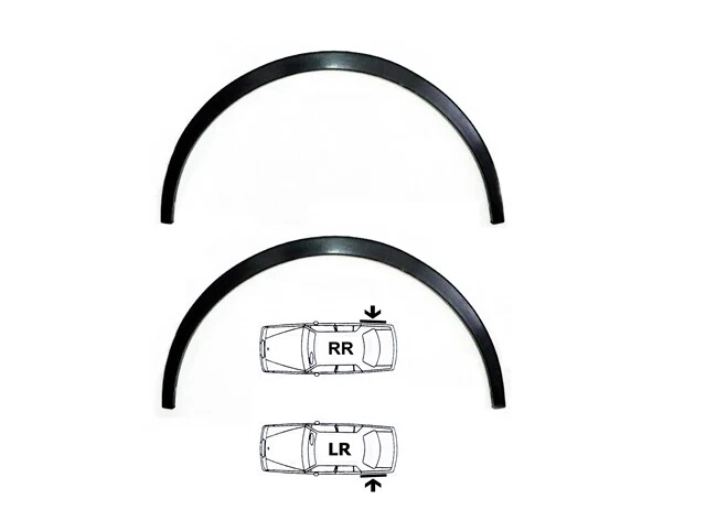 REAR WHEEL ARCH Trim left right Matt Black Set for FORD TRANSIT Mk7 ...