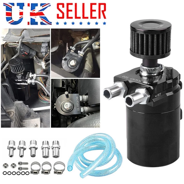 Catch Can RULLINE Universal 350ml Oil Tank 0046 Aluminum Polish Baffled ...