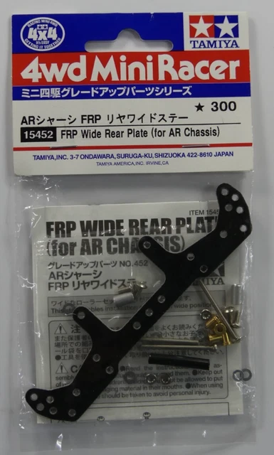 TAMIYA MINI4WD 15452 Rear FRP Plate for AR Chassis Modeling £9.95 ...