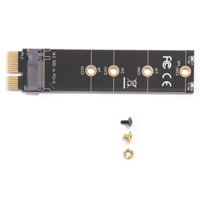 PCIE TO M2 Adapter NVMe SSD M.2 PCIE M Key Reader Supports 2230 2242 ...