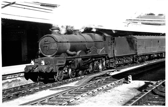 PHOTOGRAPH GWR 5000 Launceston Castle Steam Locomotive Swindon Works ...
