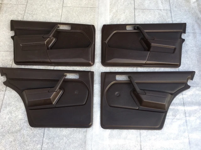 MERCEDES 190 W201 Türverkleidung Set Brasil Leder Sportline Brown Door ...