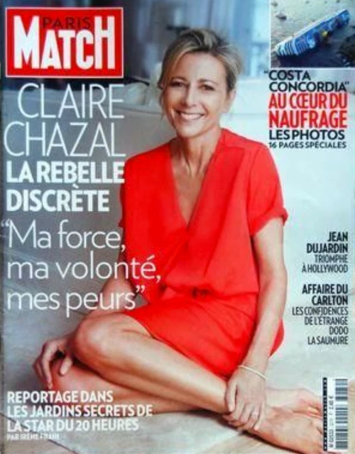 PARIS MATCH N°3270 - Claire Chazal / Jean Dujardin à Hollywood - 19 ...