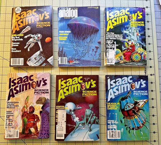 ISAAC ASIMOV'S SCIENCE Fiction Magazine Lot Of6 £14.75 - PicClick UK
