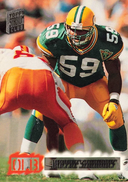 WAYNE SIMMONS 1994 Stadium Club #22 Green Bay Packers EUR 1,73 ...