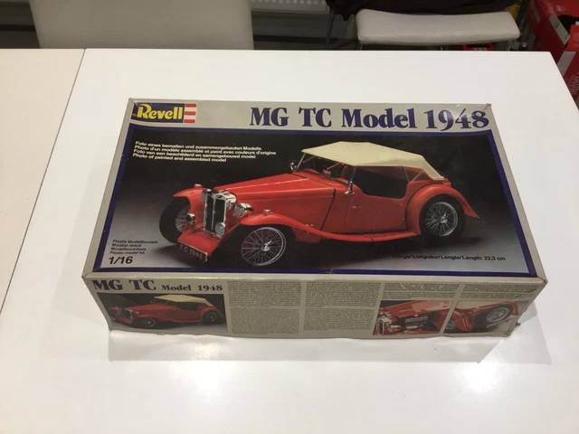 REVELL MODEL KIT - MG TC Model 1948 - 1/16 Scale - C.1981 £5.45 ...