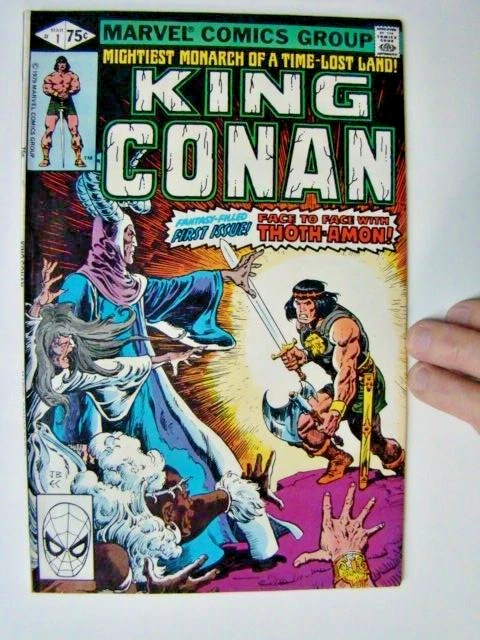 KING CONAN #1 John Buscema Art Marvel Comics 1980 VF EUR 9,95 - PicClick FR
