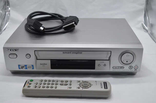 MAGNÉTOSCOPE LECTEUR CASSETTE enregistreur recorder VHS K7 SONY smart engine SLV EUR 99,90 ...