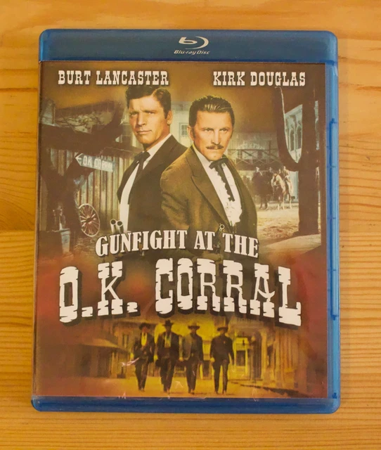 GUNFIGHT AT THE O.K. Corral Blu-ray Kirk Douglas Burt Lancastewr ...