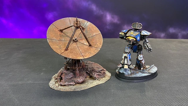 ADEPTUS TITANICUS / Battletech / Epic 40k Terrain - Satellite Dish ...