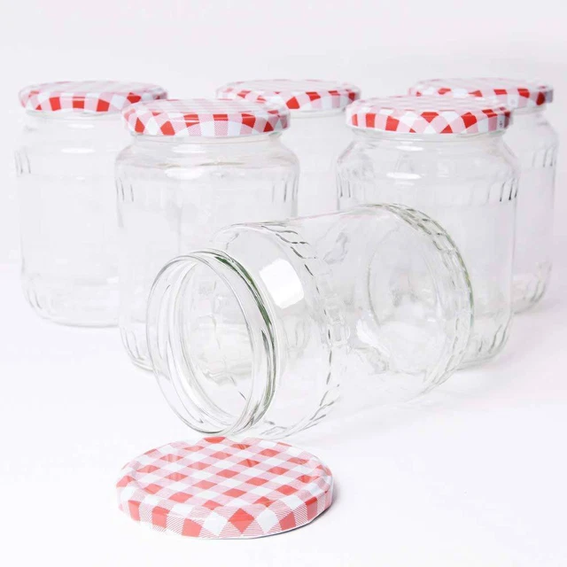 JAM JAR 10PCS Twist Off Cap Caps Lid Lids Colour Mix Pattern Graphic ...