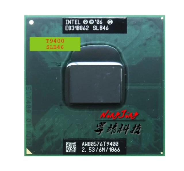 PROCESSEUR PROCESSEUR DOUBLE cœur Intel Core 2 Duo T9400 SLB46 SLAYY 2,5 GHz socket 6M 35W EUR ...