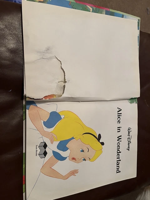 ALICE IN WONDERLAND by Disney Staff (1988, Hardcover) £10.80 - PicClick UK