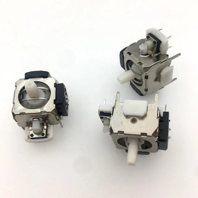 3PCS 3D ANALOG Stick Joystick Replacement Parts for Playstation 2 PS2 ...