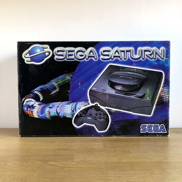 CONSOLE SEGA SATURN V1 Base Set Pack Boxed (MK-80200-50) Switch Region ...