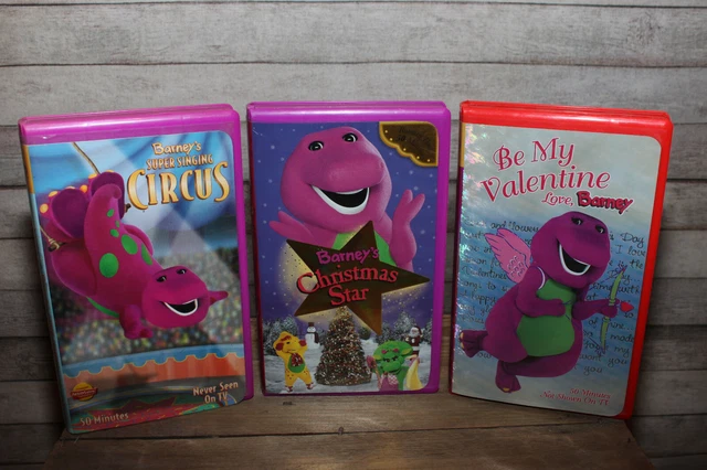 BARNEY THE DINOSAUR Be My Valentine Love Barney VHS 2000 Video Tape ...