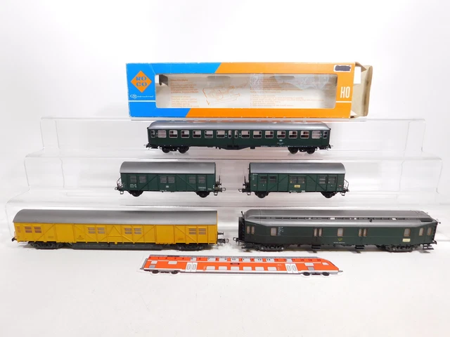 CY444-1 #5X ROCO H0 Dc Wagen,Petites Pièces Manque: 4242 DB + Post 4 Ü ...
