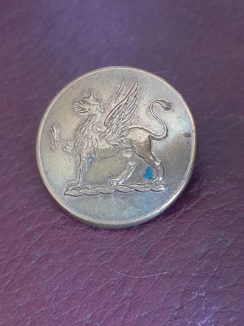 ANTIQUE LIVERY BUTTON Griffin Unidentified late 1800's Brass £13.00 ...