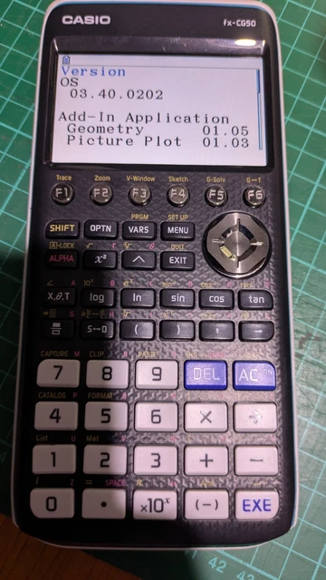 CASIO FX-CG50 3D Graphic Calculator for A-Level Mathematics Further £78 ...