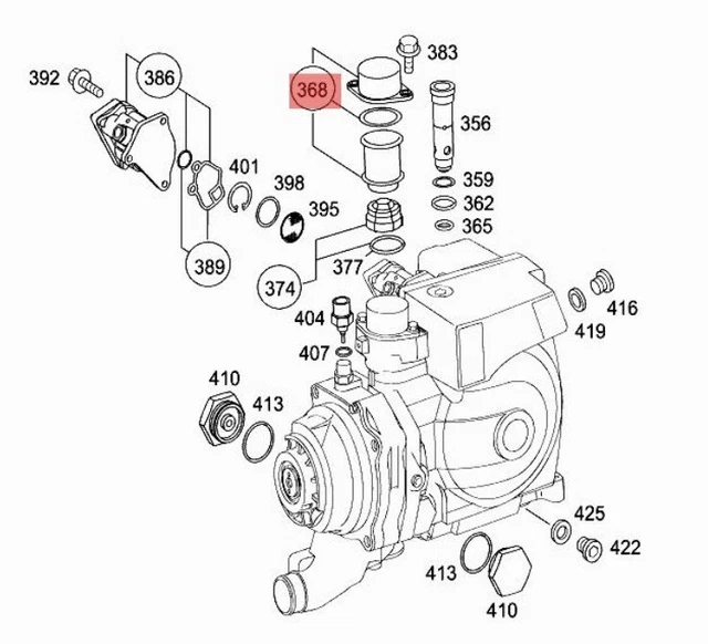 MERCEDES TRUCK TRUCK Actros Axor Oil Separator Retarder Oem A0004301269 ...