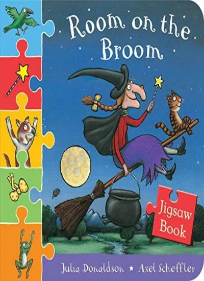 ROOM ON THE Broom Jigsaw Book By Julia Donaldson, Axel Scheffler £2.97 ...