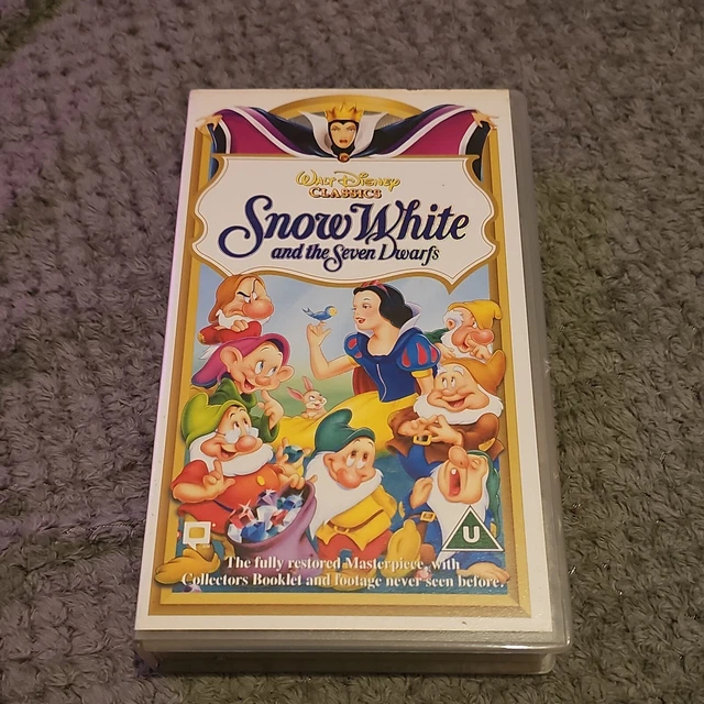 SNOW WHITE AND the Seven Dwarfs (VHS, 1994) walt Disney Masterpiece £3. ...