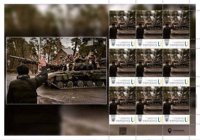 RARE STAMPS WAR in Ukraine 2022-2025 "Grandpa and the Ukrainian ...