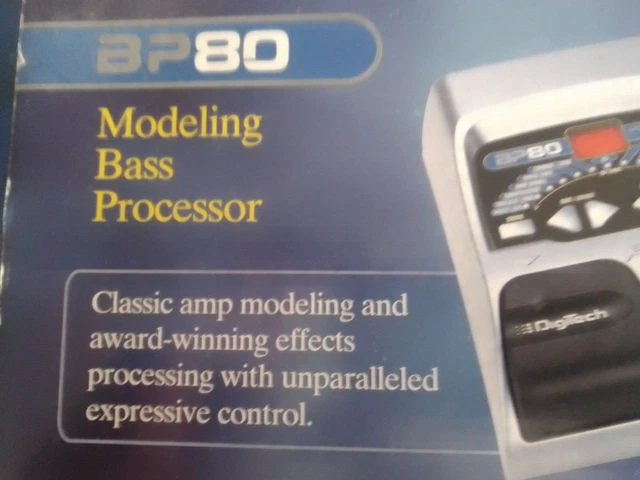 DIGITECH RP80 GITARREN Multieffektgerät Pedal guitar processor multi ...