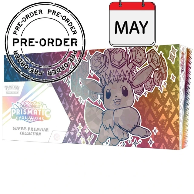 POKÉMON PRISMATIC EVOLUTIONS Super Premium Collection SPC - PRE-ORDER ...