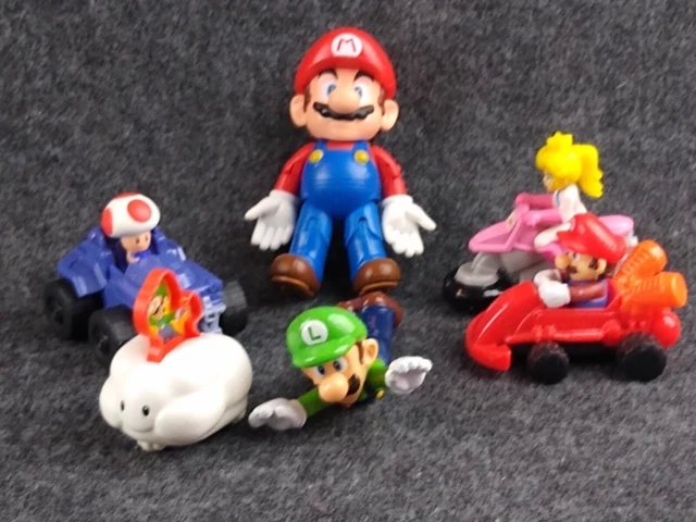 NINTENDO SUPER MARIO Toy 6 Piece Mixed LOT $13.19 - PicClick AU