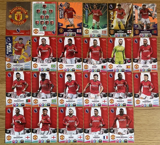 ADRENALYN XL PREMIER League 2023 2024 23 24 Manchester United Team ...