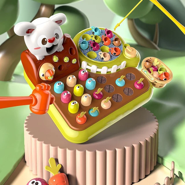 WHACK GAME 4 In 1 Toys Fishing Toy Game Interactive Educational Toys ...