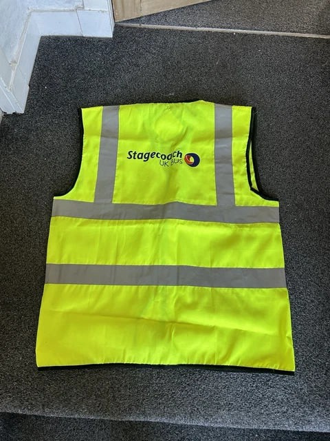 STAGECOACH UK BUS Driver Hi-viz Vest £5.43 - PicClick UK