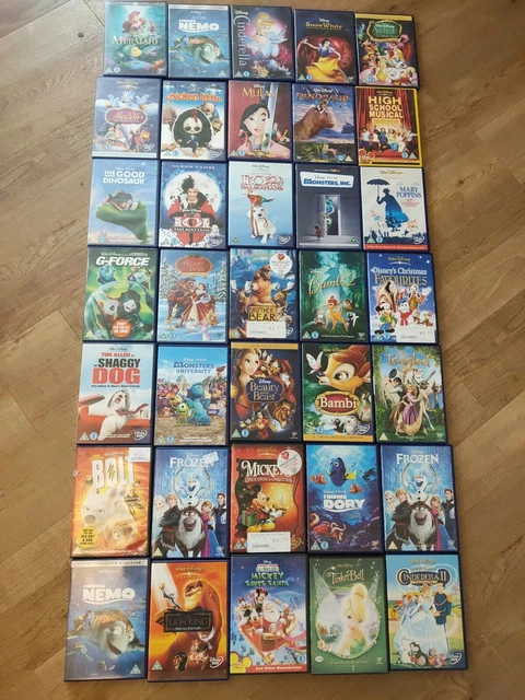 DISNEY DVD MOVIES Bundle Job Lot x 35 Kids DVDS £17.00 - PicClick UK