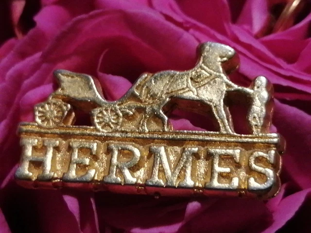 HERMÈS PIN'S RARE en lettres Et logo Devant EUR 499,00 - PicClick FR