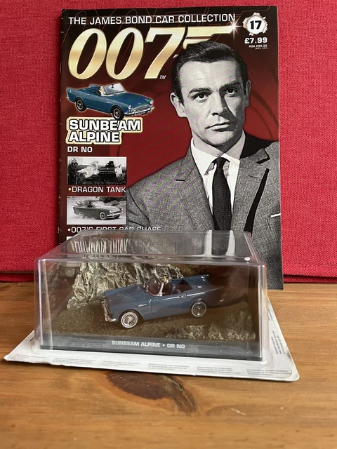 THE JAMES BOND CAR COLLECTION No.17 SUNBEAM ALPINE "DR NO", FABBRI. NEW ...