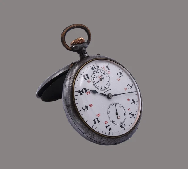 ZENITH ALARM POCKET Watch Gandhi 1930's EUR 750,00 - PicClick FR